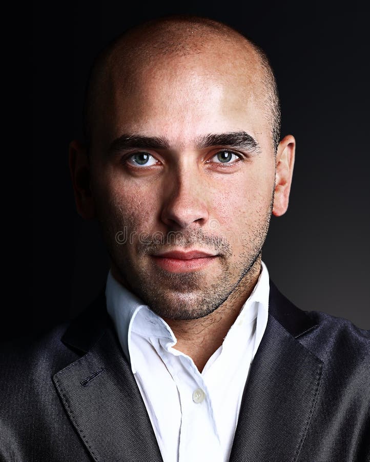 Portrait of Handsome Stylish Man Stock Photo - Image of leader ...