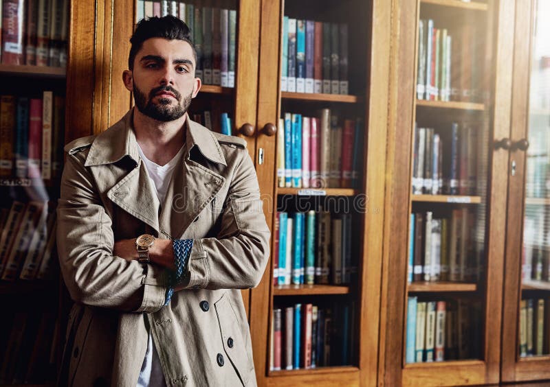 He Exudes A Quiet Yet Stylish Confidence Portrait Of A Handsome And