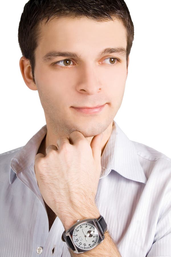 Portrait of Handsome Young Business Man Stock Photo - Image of boss ...