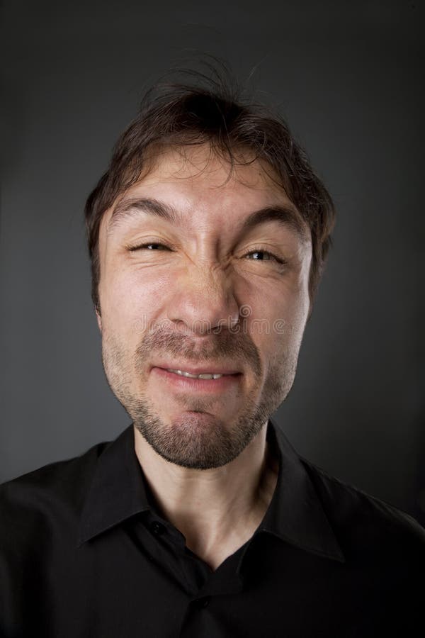 Portrait of Man stock image. Image of black, look, shirt - 29877069