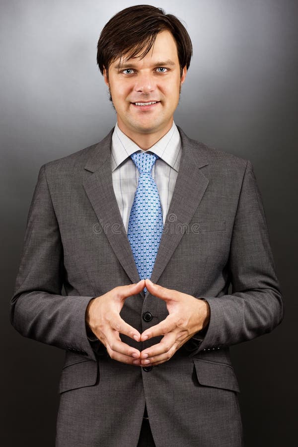 Portrait of a Hansome Young Businessman Stock Photo - Image of formal ...