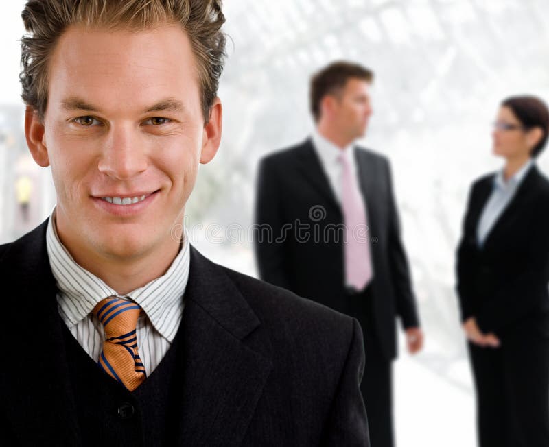 Portrait of Happy Businessman Stock Photo - Image of cheerful, adult ...