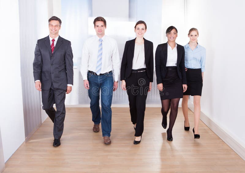 Diverse Group People Walking Towards Camera Stock Photos - Free ...