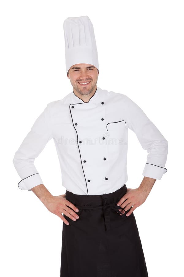 Portrait of happy chef stock photo. Image of professional - 51613962
