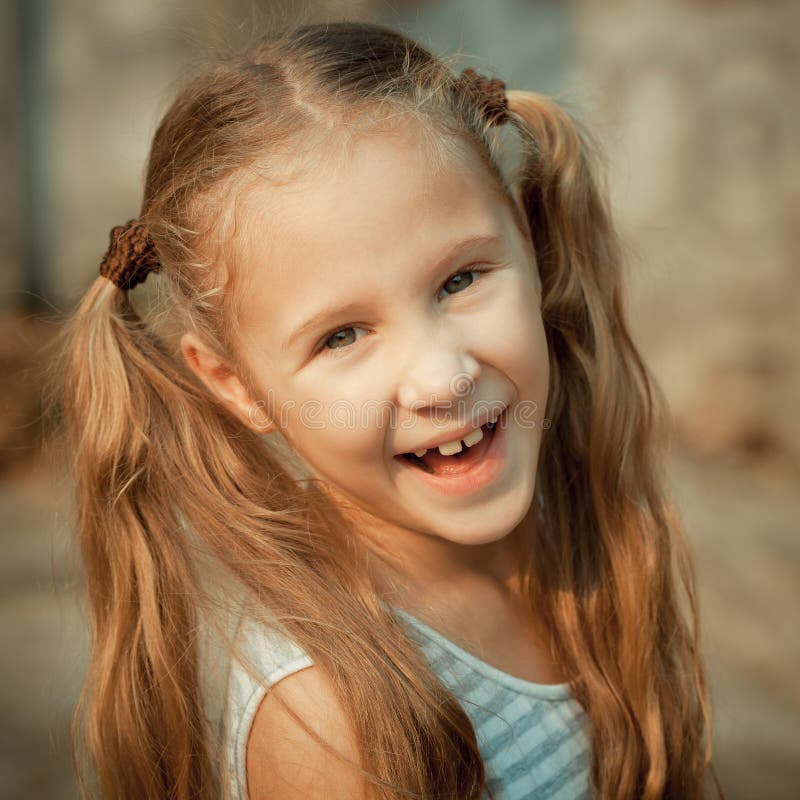 Portrait of happy child stock image. Image of face, cheerful - 41870095