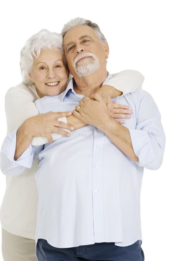 Portrait of Happy Couple of Elderly Stock Image - Image of love ...
