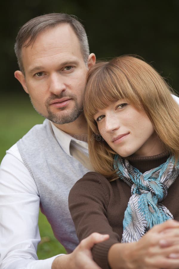 Portrait of Happy Couple Outdoor Stock Photo - Image of relationship ...