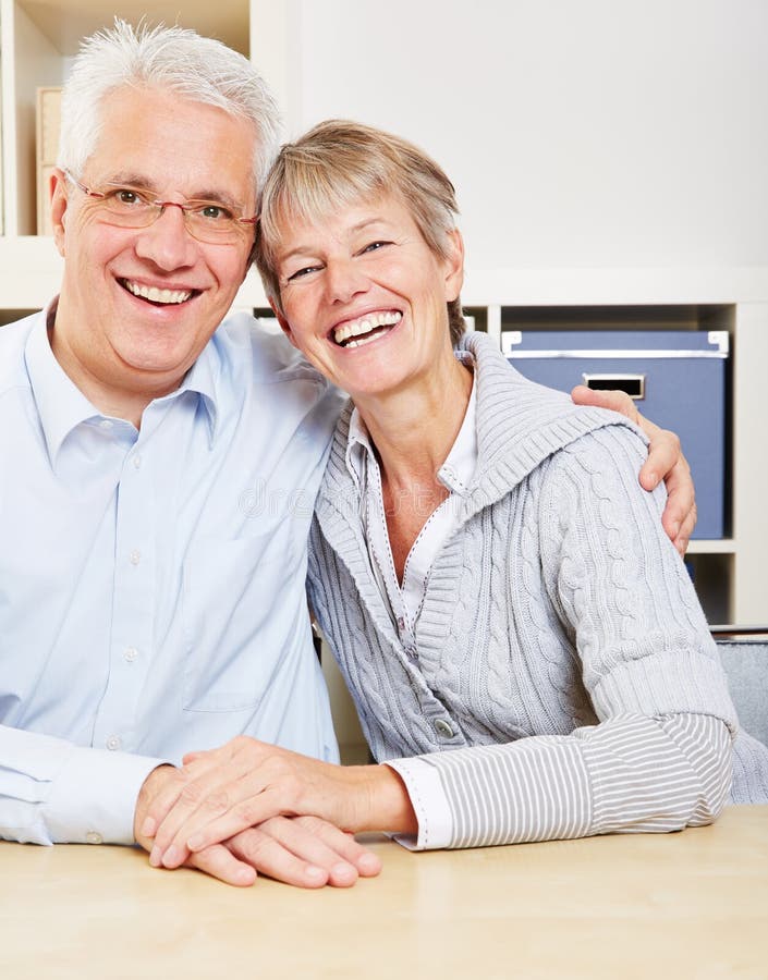 Portrait of Happy Elderly Senior Stock Image - Image of happy, seniors ...