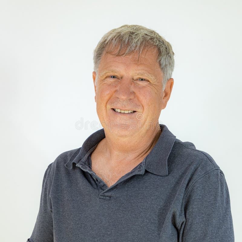 Happy handsome mature man stock image. Image of gesture - 232140409