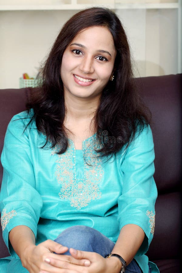 A Simple Indian Punjabi Woman Stock Image - Image of simple ...