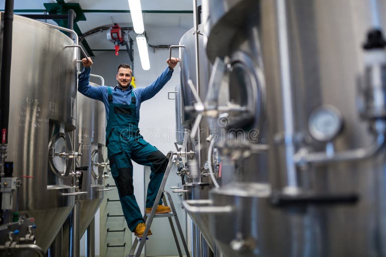 Portrait of Happy Maintenance Worker Stock Image - Image of cheerful ...