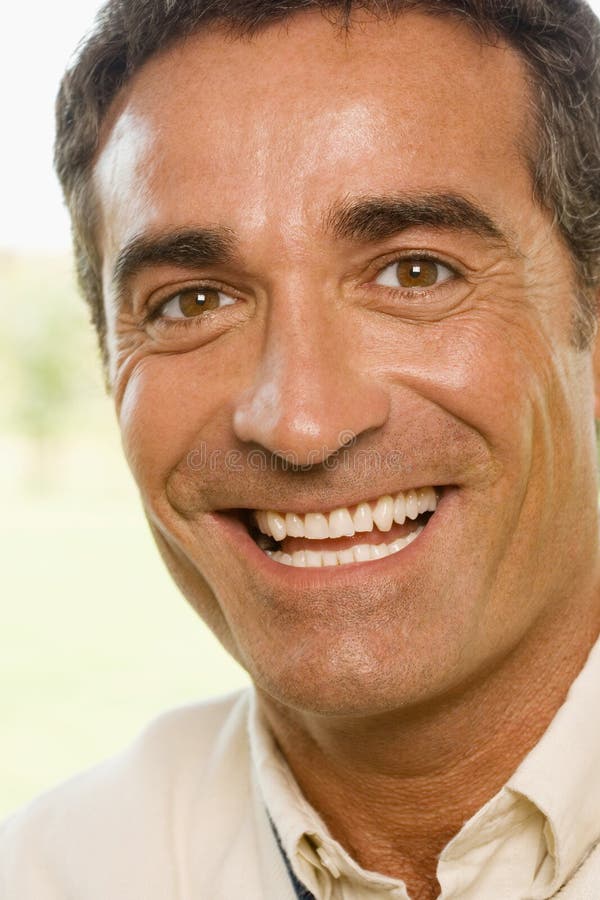 Portrait of a happy man stock image. Image of looking - 62560253