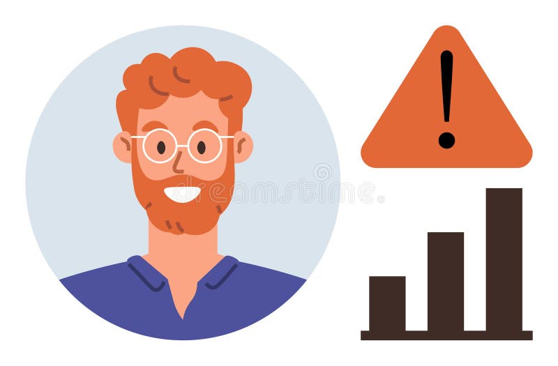Warning Triangle Highlighting Risk Stock Illustrations – 261 Warning ...