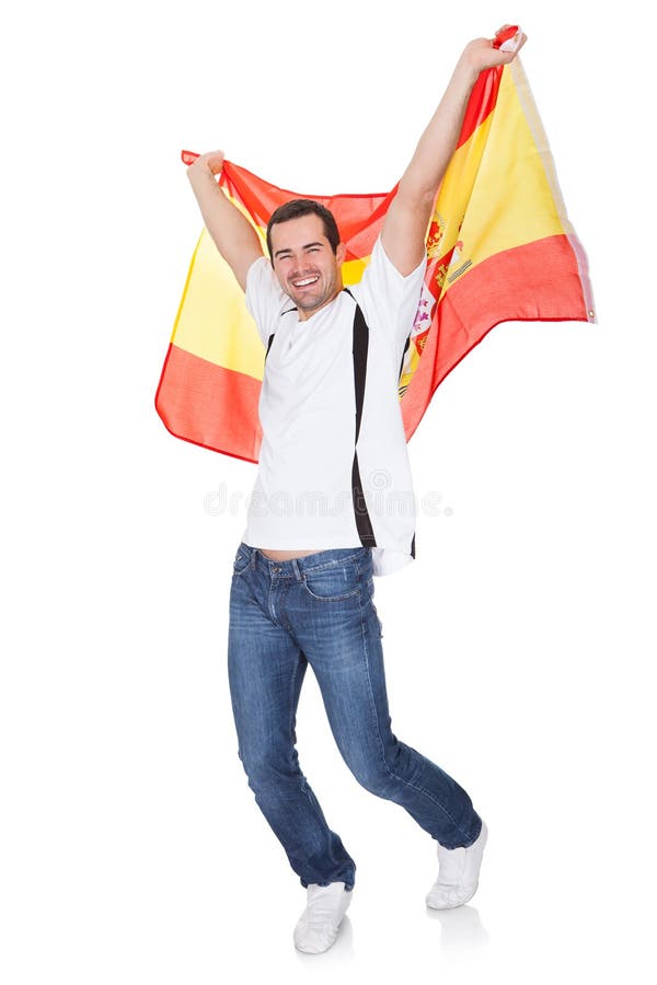 Portrait of a Man with USA Flag Face Paint Stock Photo - Image of ...