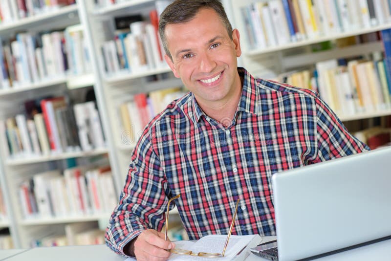 Portrait happy reader stock image. Image of satisfaction - 323414281