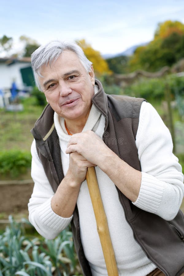 Portrait of Happy Senior Man Gardening Stock Photo - Image of fall ... Portrait of Happy Senior Man Gardening Stock Photo - Image of fall ...
