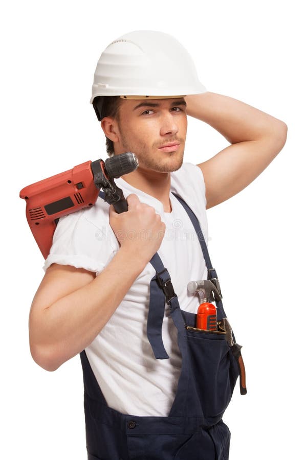 Handyman stock photo. Image of repairman, occupation - 14606786