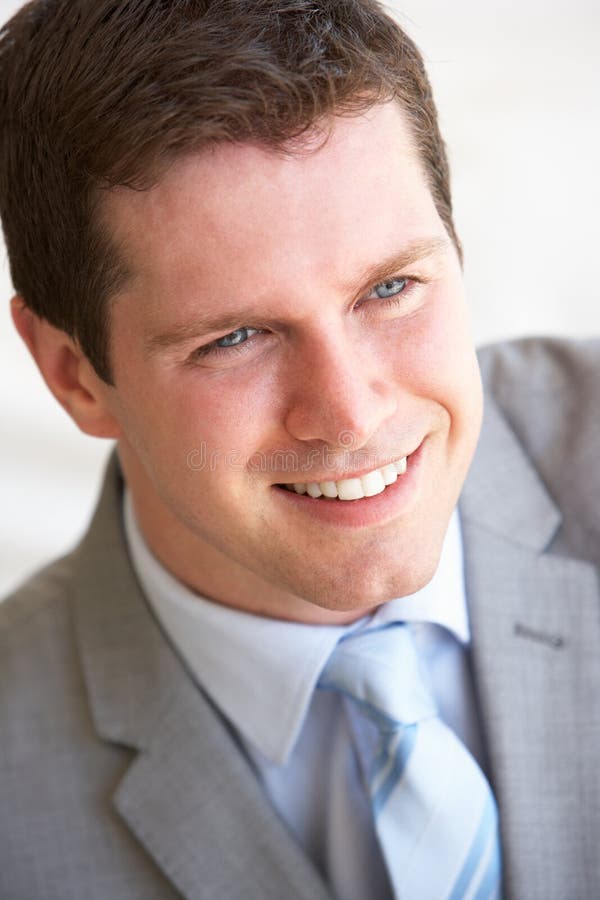 Portrait of Happy Young Man Stock Photo - Image of businessperson ...