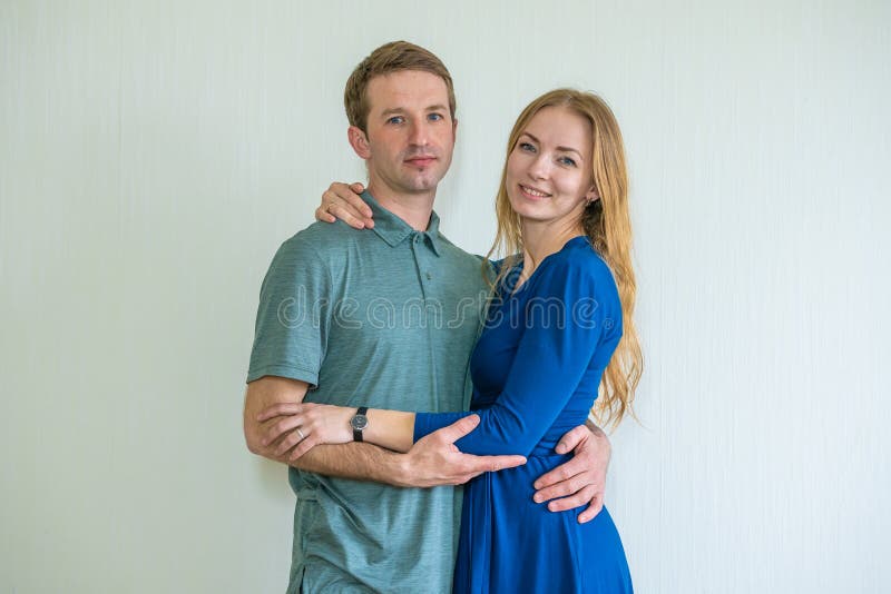 Portrait of Happy Young Spouses at Home. Stock Photo - Image of joyful ...
