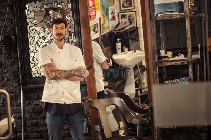 Portrait of hipster barber stock photo. Image of hipster - 125027098 Portrait of hipster barber stock photo. Image of hipster - 125027098