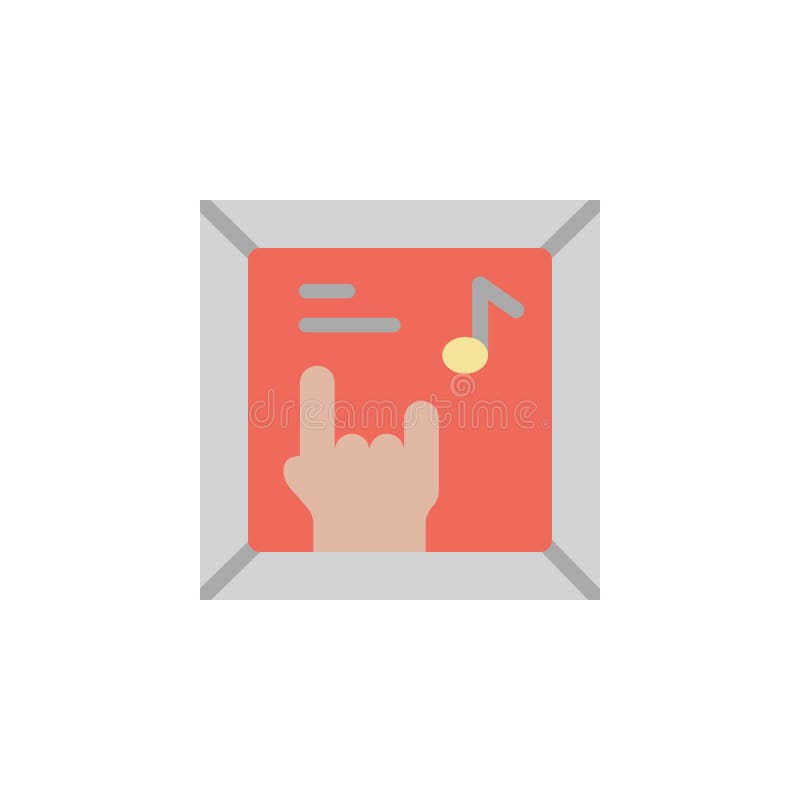 Portrait Icon. Simple Color Vector Elements of Rock N Roll Icons for Ui ...