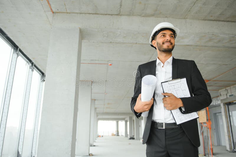 Portrait of a Indian Engineer Posing at the Camera Stock Photo - Image ...