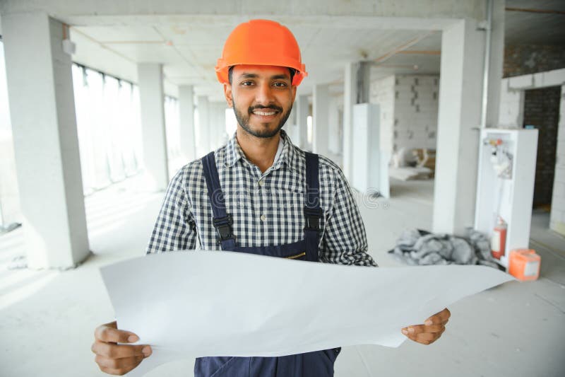 Portrait of a Indian Engineer Posing at the Camera Stock Photo - Image ...