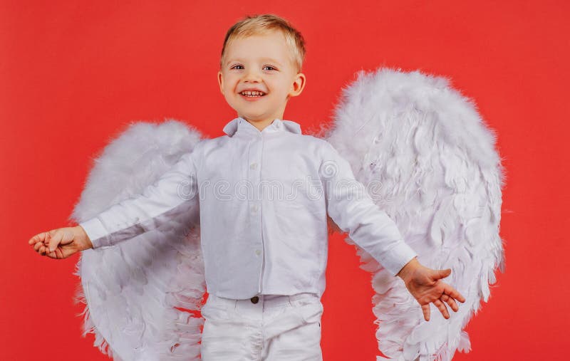 Portrait of Innocent Angel Looking it with Love. Stock Photo - Image of ...