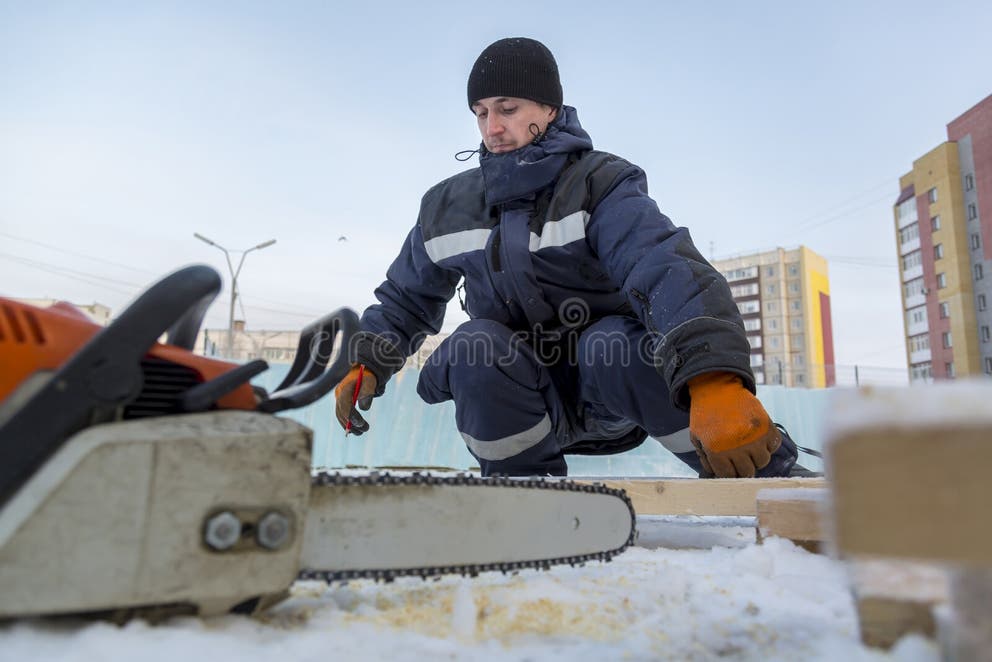 Portrait of an Installer with a Tape Measure in His Hands Stock Photo ...