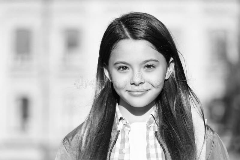 Portrait of Kid with Cheerful Smiling Face Stock Image - Image of glad ...