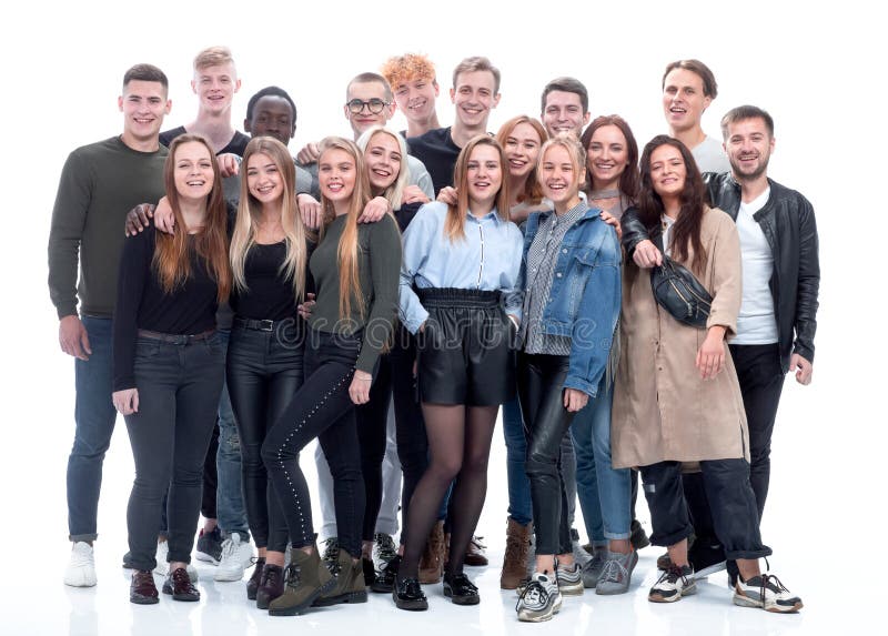 Portrait of a Large Group of Diverse Young People. Stock Photo - Image ... Portrait of a Large Group of Diverse Young People. Stock Photo - Image ...