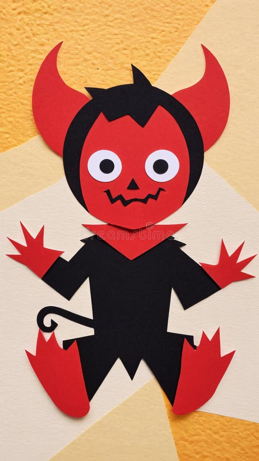 Portrait of a Laughing Devil. Stock Image - Image of head, danger ...