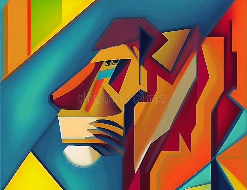 Animal Cubism Stock Illustrations – 447 Animal Cubism Stock ...