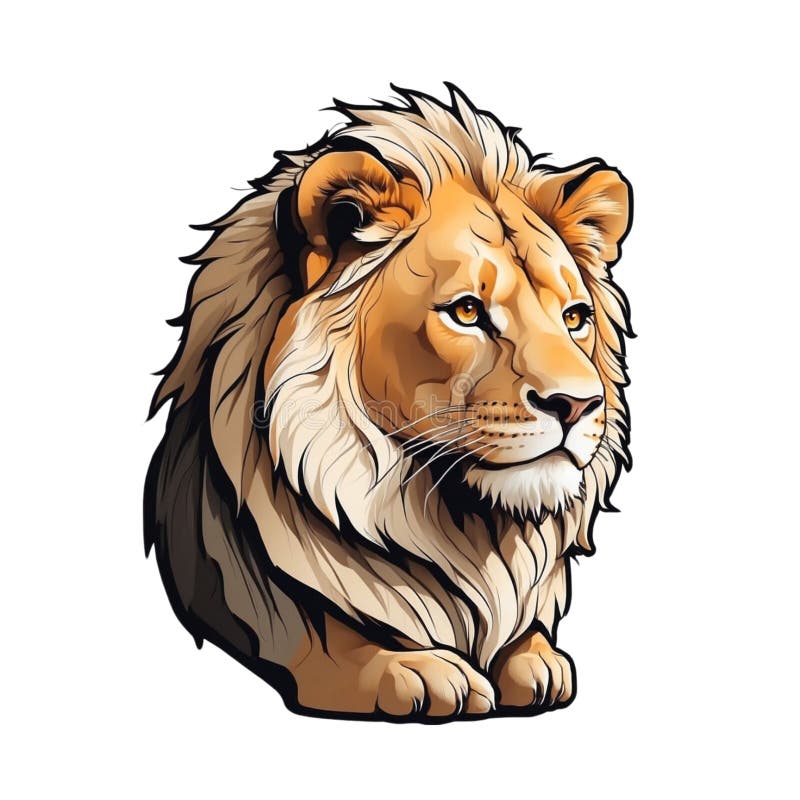 Lion Male Aslan Stock Illustrations – 75 Lion Male Aslan Stock ...