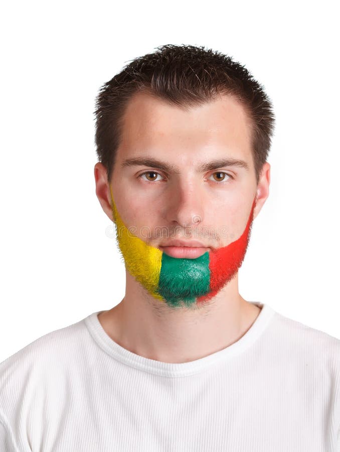 Portrait of Lithuania men stock image. Image of attributes - 25210201