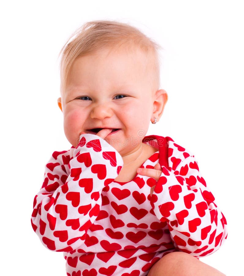 Portrait of little baby stock photo. Image of innocent - 24512578