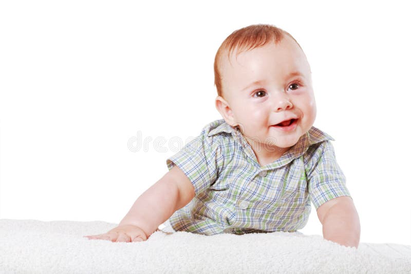 Portrait of Little Baby Boy Stock Photo - Image of cute, child: 17363210
