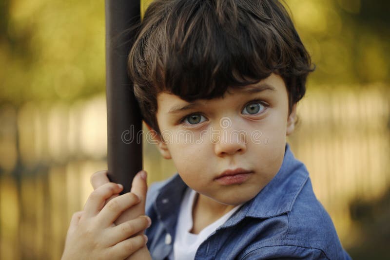 Little Boys With Brown Hair And Blue Eyes