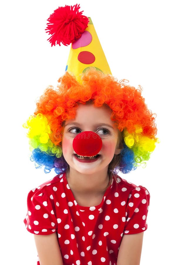 Happy Little Clown stock photo. Image of yellow, halloween - 6161148