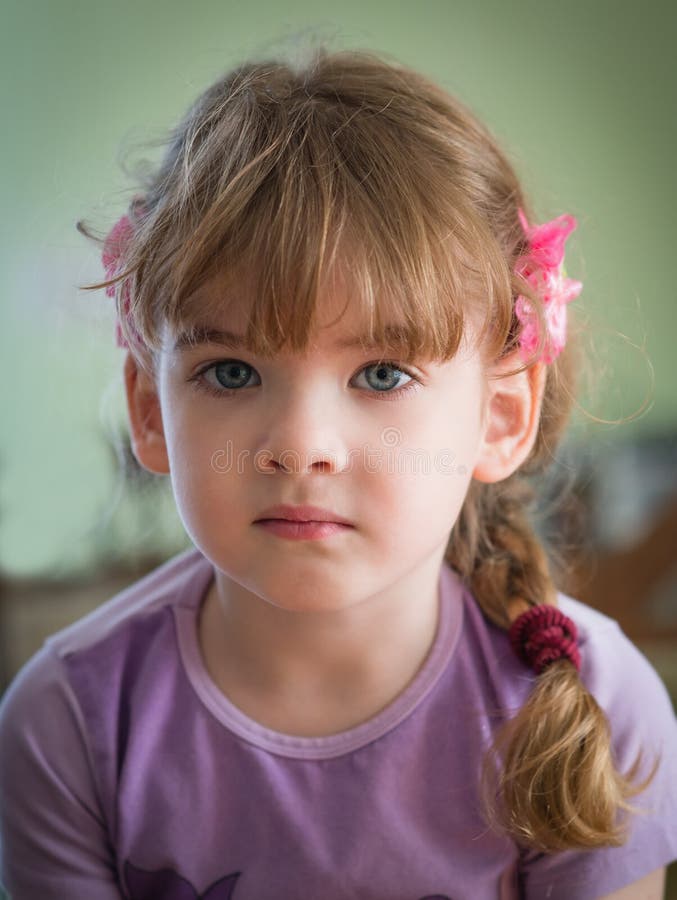 Portrait of a little girl stock photo. Image of active - 30686616