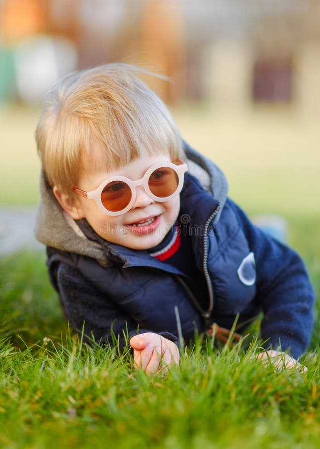 Portrait of Little Model Boy Stock Photo - Image of happy, adorable ...