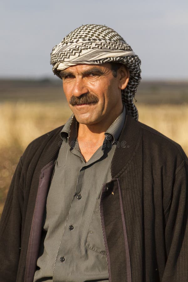 Smiling Happy Old Turkish Man in Fez and Leather Jacket Editorial Image ...