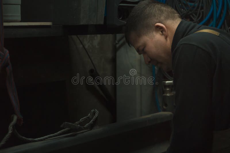Portrait of a Locksmith in the Workplace Stock Photo - Image of ...