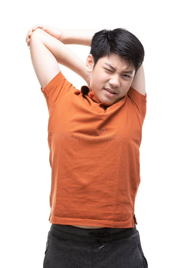 Portrait of Look Good Asian Kid Isolated on White Background Stock ...