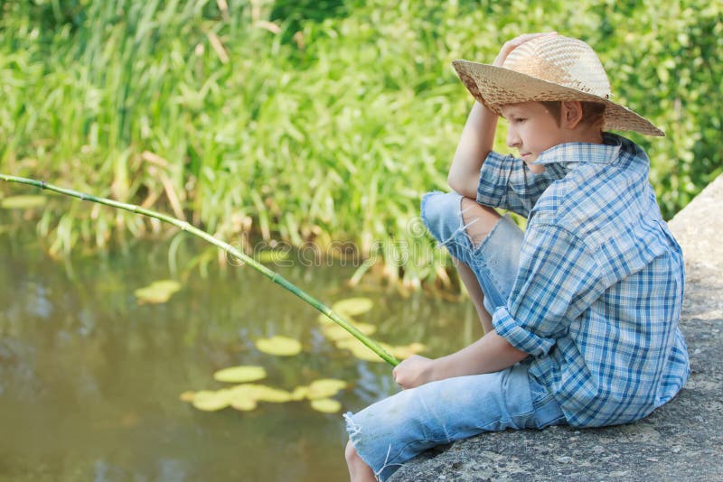 Teenager Angler Looking Down Water Stock Photos - Free & Royalty-Free ...