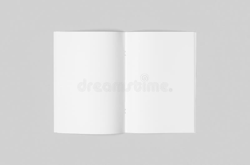 A4 Portrait Magazine, Catalog Mockup, Saddle Stitch, Middle Page Stock ...