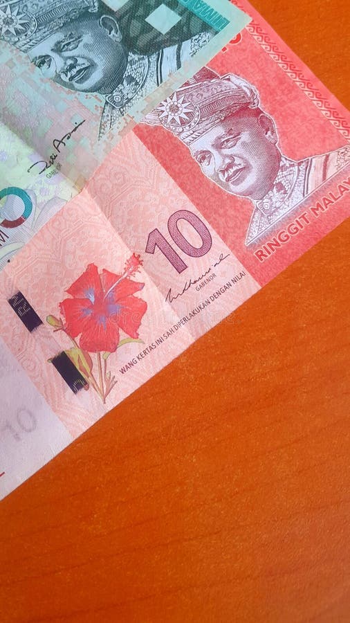 Portrait of Malaysia Currency Ringgit Stock Image - Image of malaysian ...