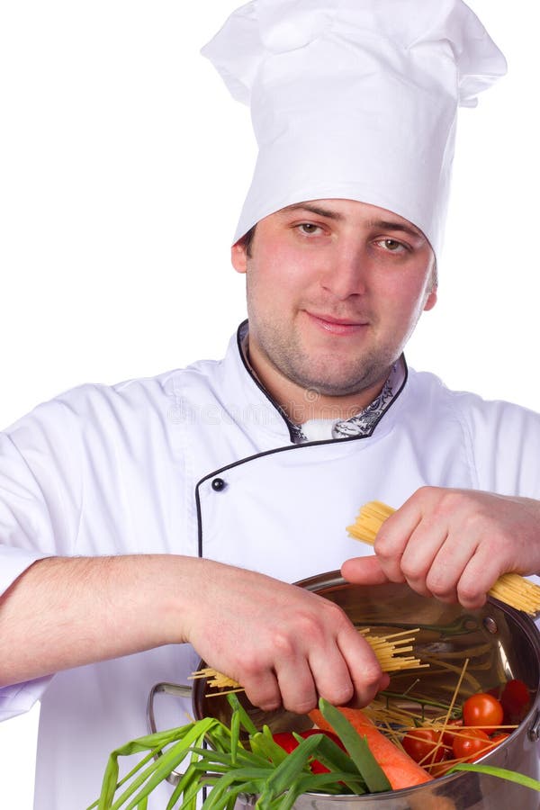 Portrait male chef stock photo. Image of main, coat, chef - 24893302