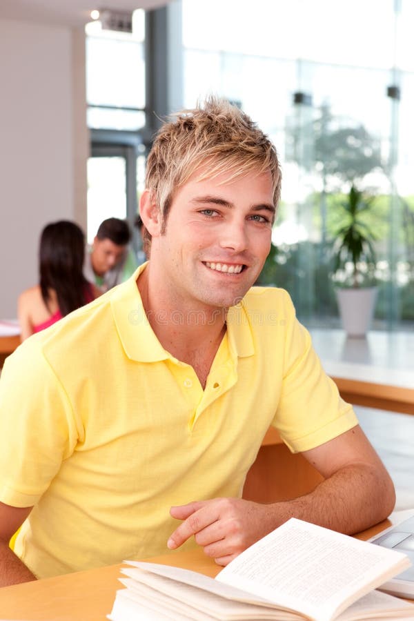 Portrait of male student stock photo. Image of adolescence - 9391006
