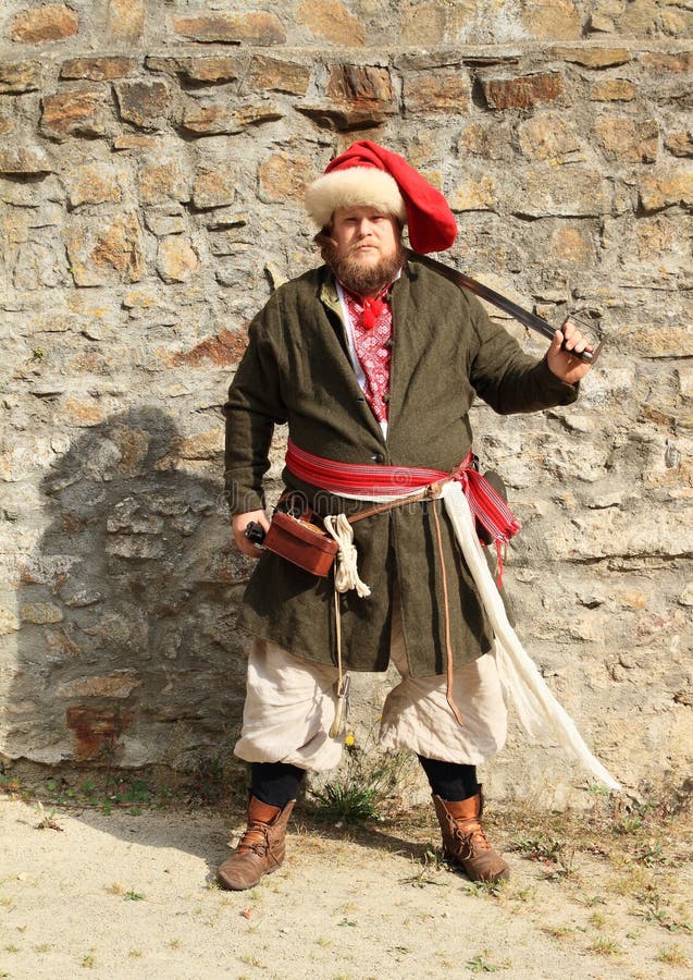 Portrait of Man with Cutlass Editorial Photo - Image of fence, standing ...